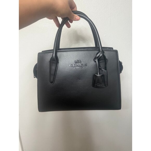 Coach | Bags | Coach Andrea Carryall Large Black Handbag | Poshmark